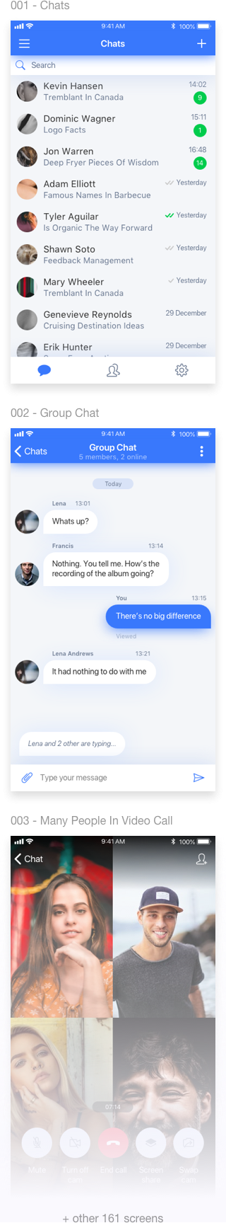 QuickBlox UI Kit sample for your messenger app