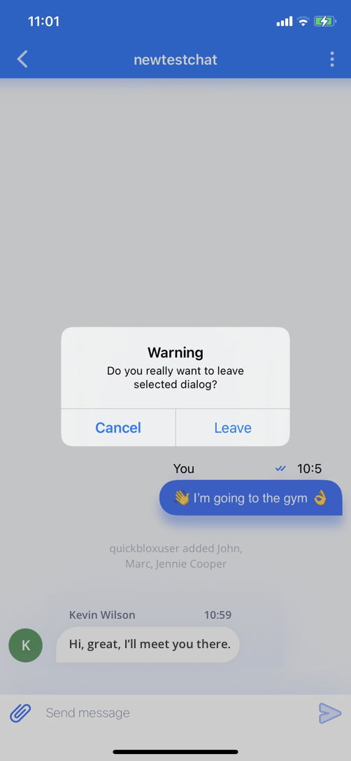 The iOS Chat Sample from QuickBlox • QuickBlox